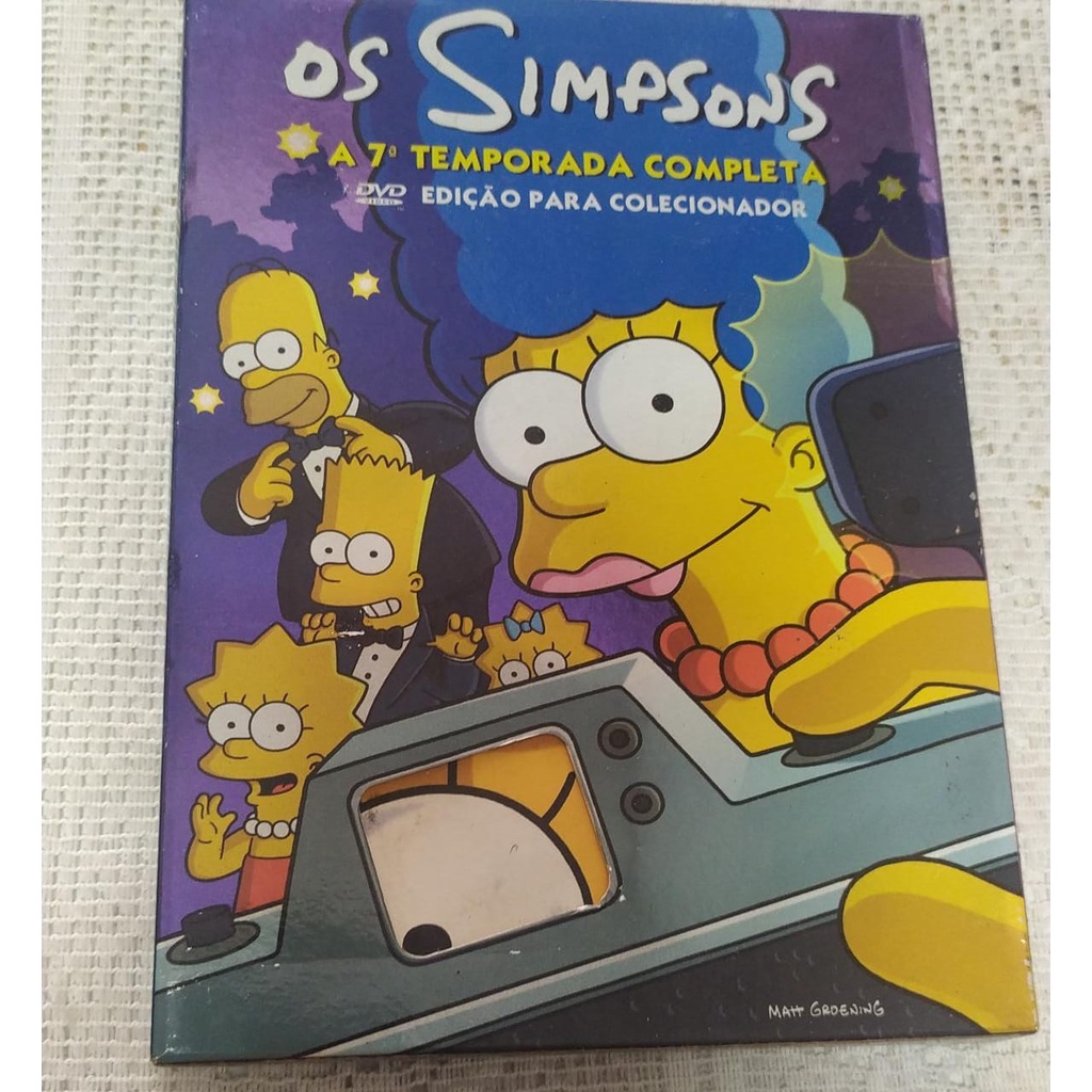 dvd Os Simpsons 7 temp, completa | Shopee Brasil