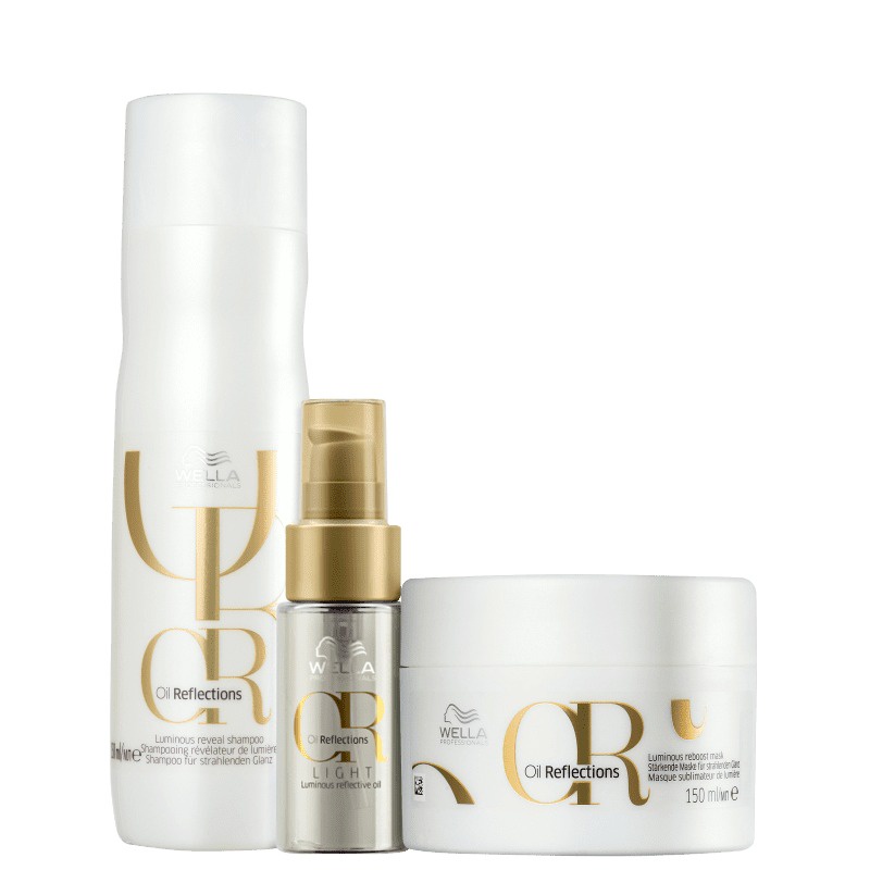 Kit Wella Professionals Oil Reflections Trio (3 produtos) | Shopee Brasil