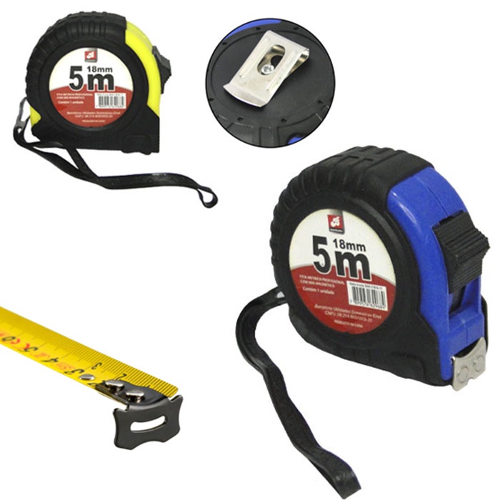 Trena Manual 5m X 19mm Dexter Envio Rápido - Desconto no Preço