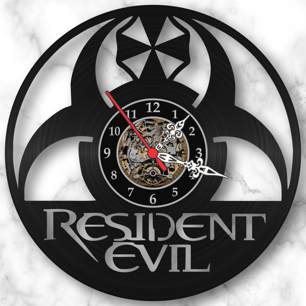 Relógio Parede Resident Evil Game Playstation Filme Serie Lp | Shopee ...