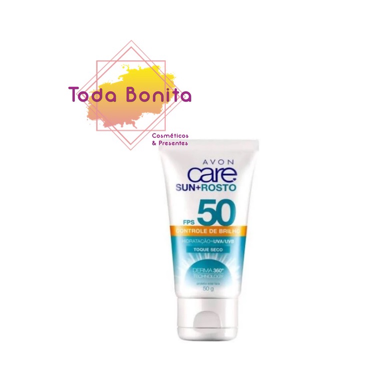 Avon Protetor Solar Care Sun+ Controle de Brilho FPS 50 | Shopee Brasil