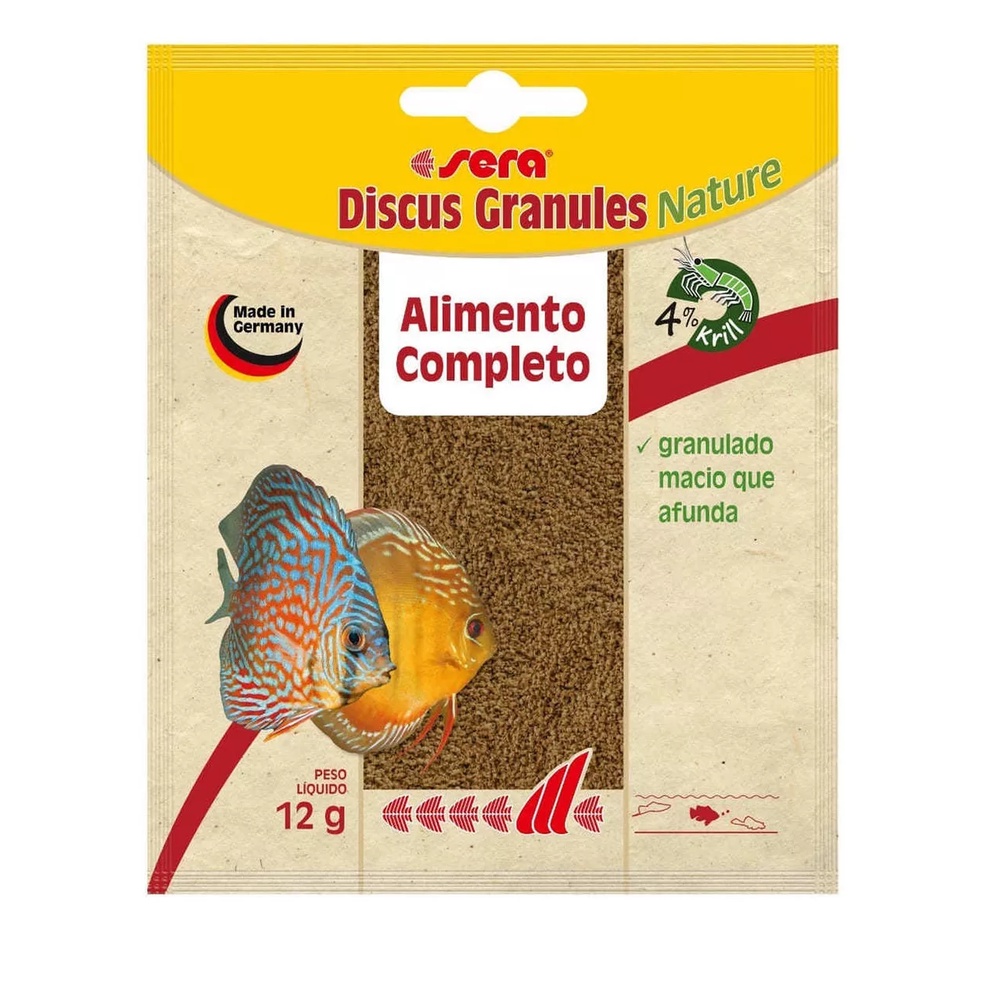 Sera Discus Granulat 12g - Sachet | Shopee Brasil