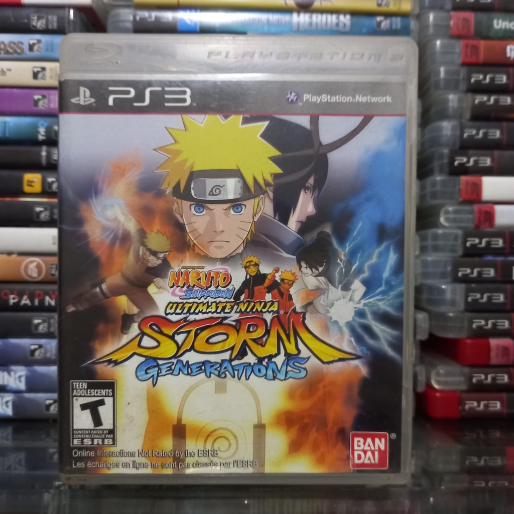 Naruto Shippuden Ultimate Ninja Storm Generations - Jogo Ps3 | Shopee ...