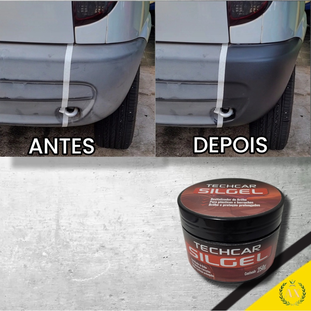 Silicone Gel Techcar Silgel 250g com 1 Aplicador Recuperador de ...