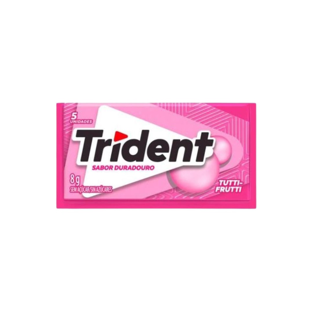 Caixa Chiclete Trident Com 21 U. 168g Sabor Tuti Frutti | Shopee Brasil