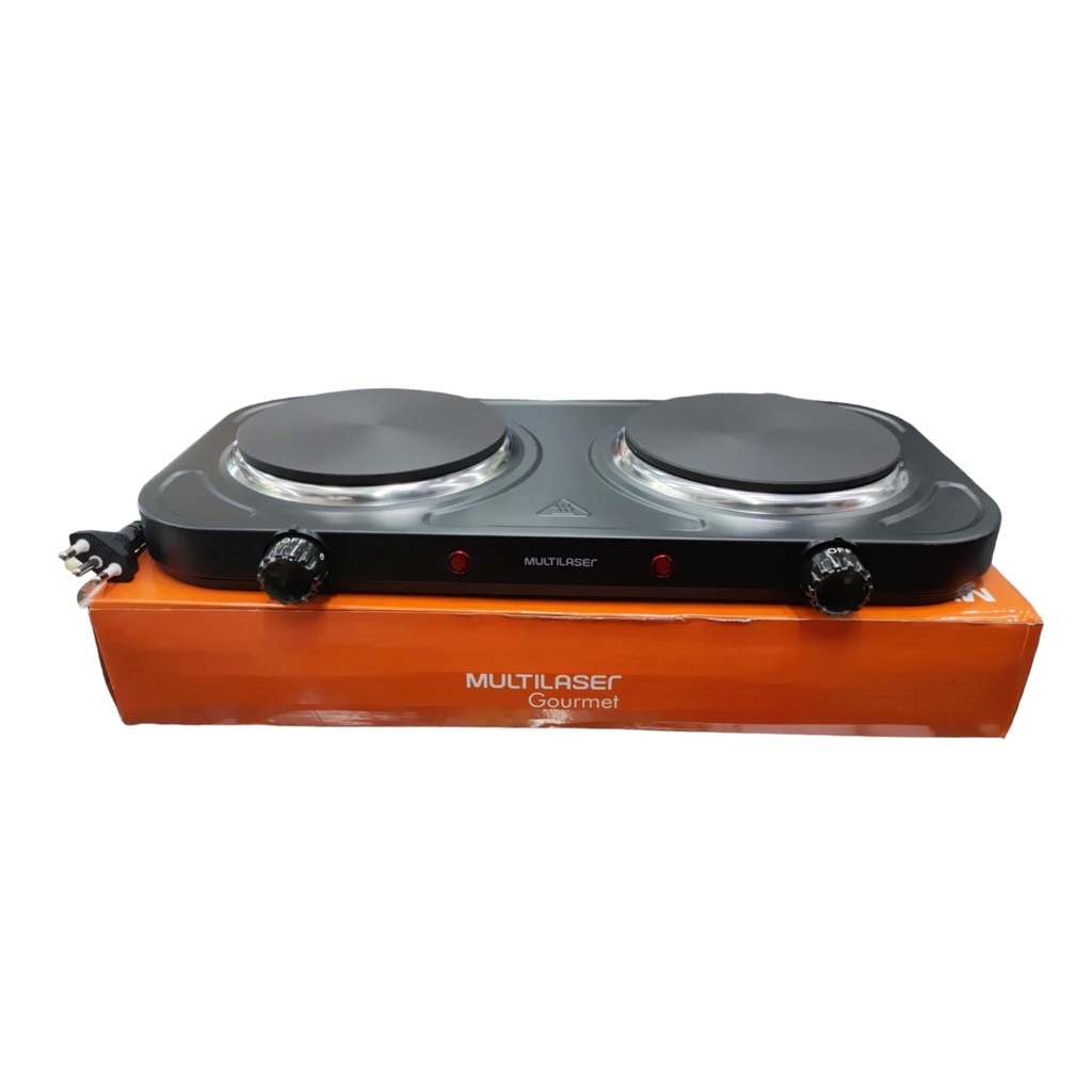 Fogão Elétrico Multilaser Easy Cook Duo Com 2 Bocas 220V Multilaser ...