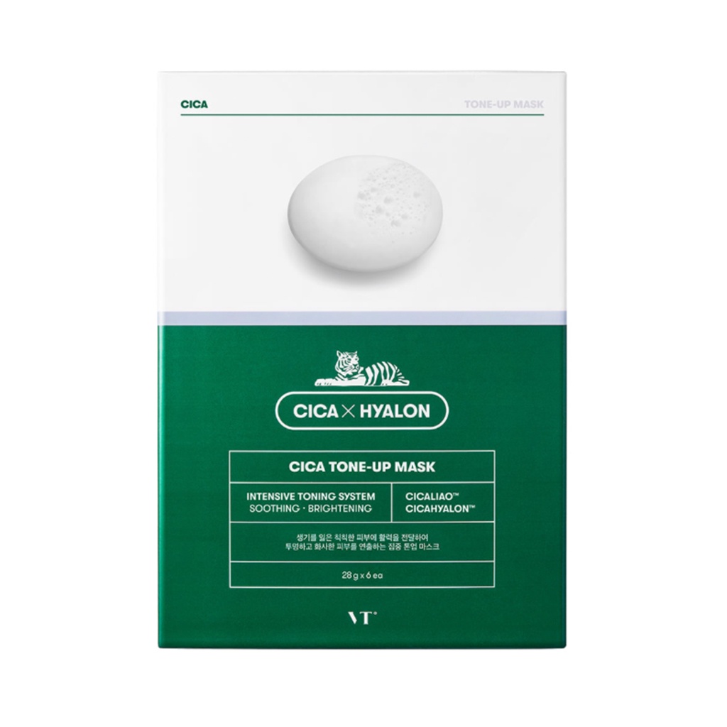 vt cosmetics sica tone up mask 6ea | Shopee Brasil