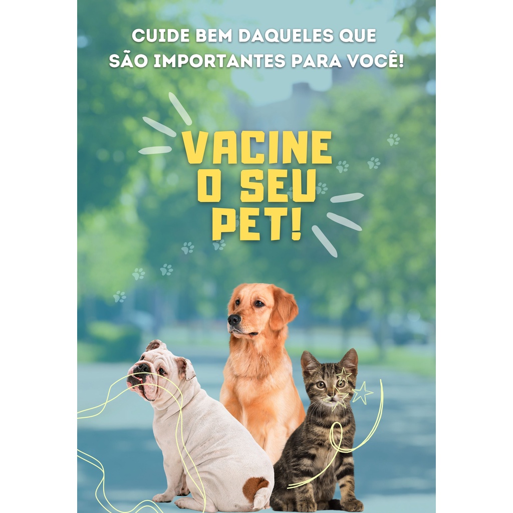 Banner Vacinação Pet - Arte pronta | Shopee Brasil