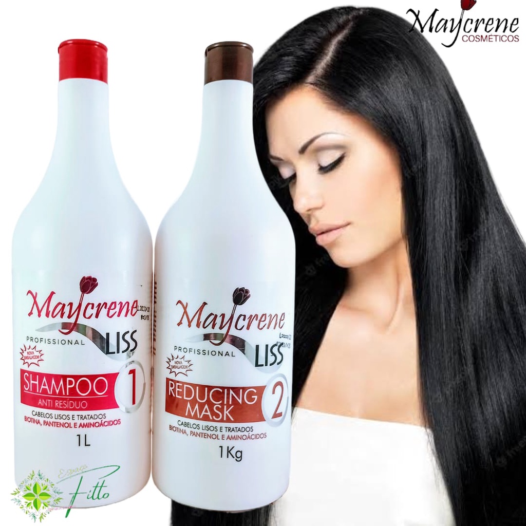 Escova Progressiva Natuliss Sem Formol 2x1L Maycrene | Shopee Brasil