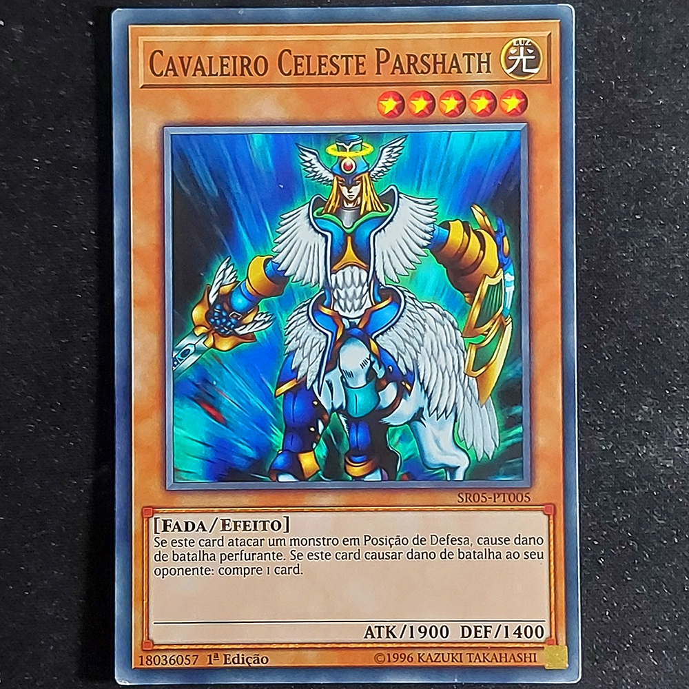 Cavaleiro Celeste Parshath Yugioh Original | Shopee Brasil