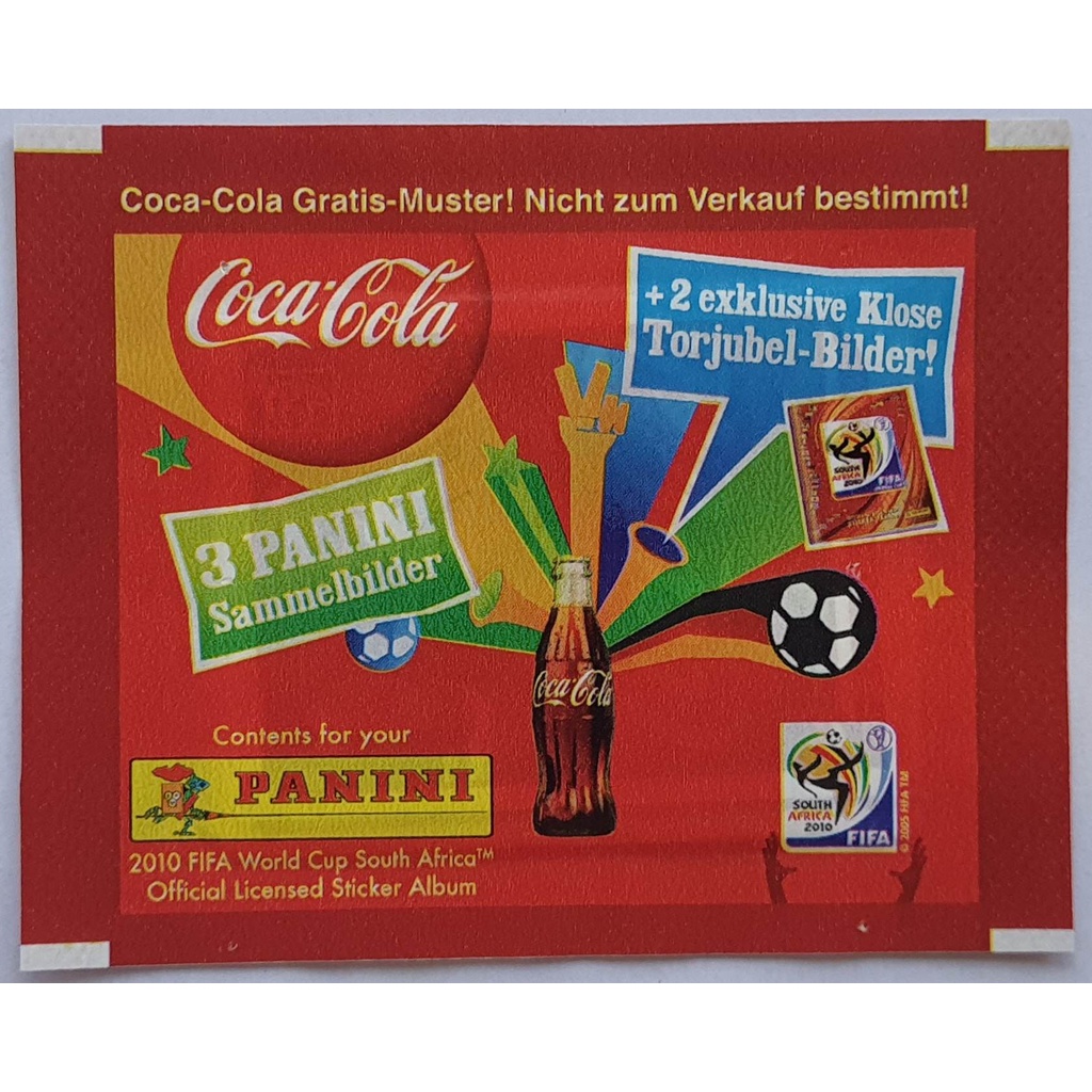 Figurinha Da Copa Coca-Cola Panini - Envelope Lacrado | Shopee Brasil