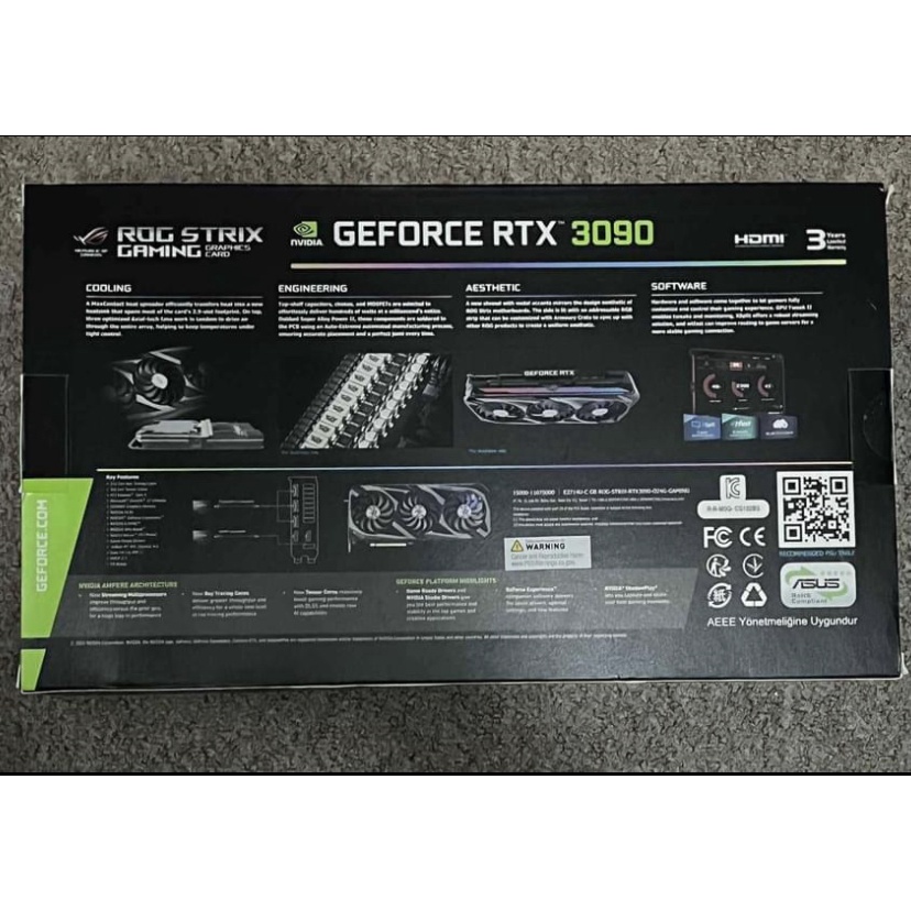 Asus GeForce RTX 3090 OC 24GB | Shopee Brasil