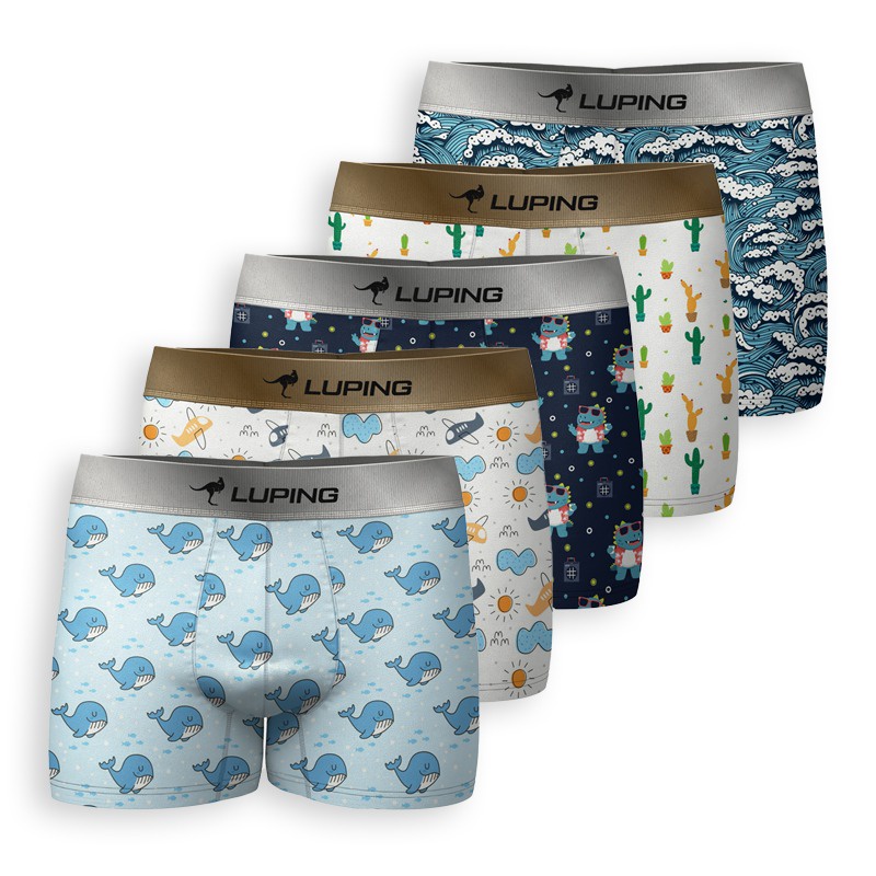 Kit 10 Cuecas Infantil Lisas E Estampadas Boxer Box Menino Premium Com ...