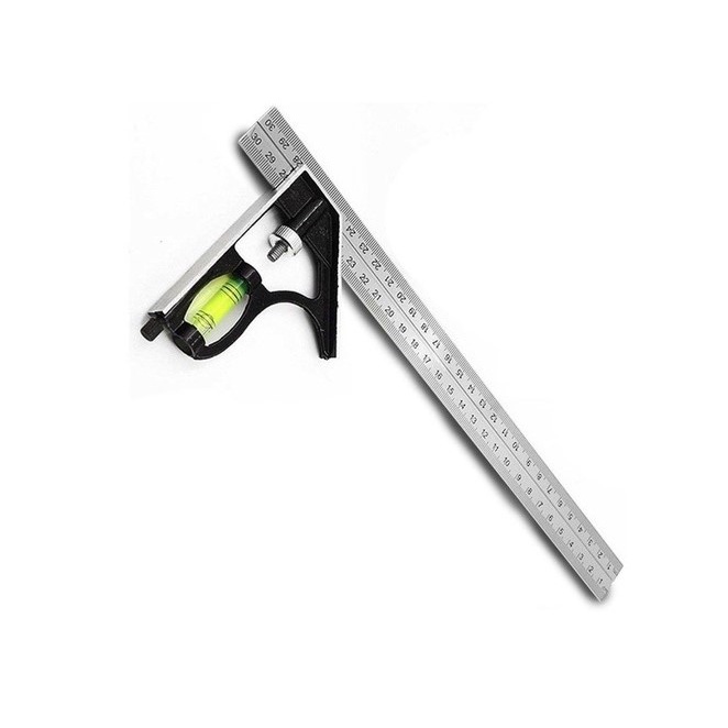 Esquadro Combinado Com Nível 12 Polegadas 300mm Profissional | Shopee ...