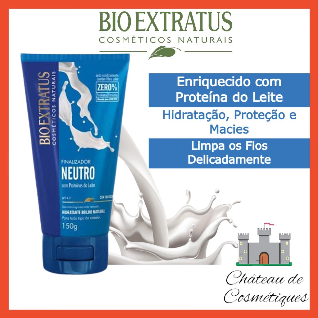 Finalizador Bio Extratus Neutro 150g Brilho Natural | Shopee Brasil