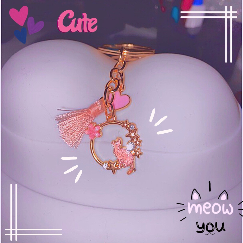 Chaveiro gatinho - Kawaii (cat love) | Shopee Brasil