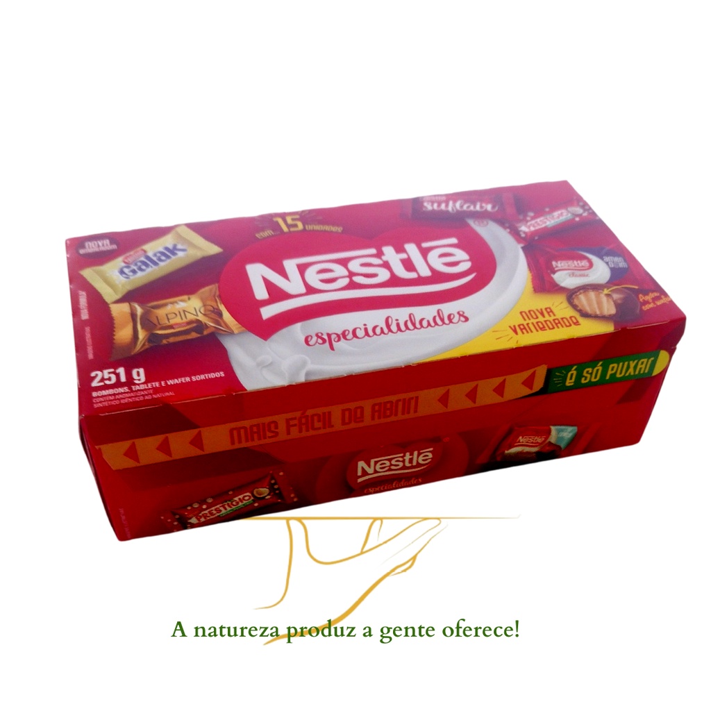 Caixa de bombom sortido nestlé especialidades 251g | Shopee Brasil