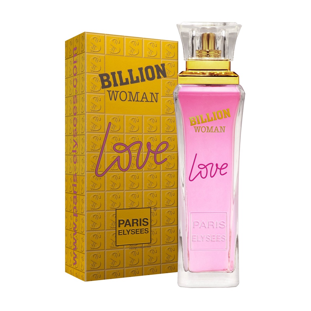 Perfume Billion Woman Love Paris Elysees Perfume Feminino 100ml EDT ...
