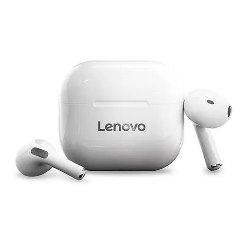 Fone de ouvido in-ear sem fio Lenovo Thinkplus LivePods LP40 branco | Shopee Brasil
