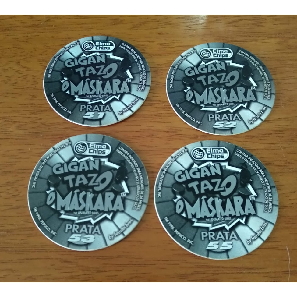 Gigan Tazo Prata - O Máskara - Elma Chips - Cards Avulsos | Shopee Brasil