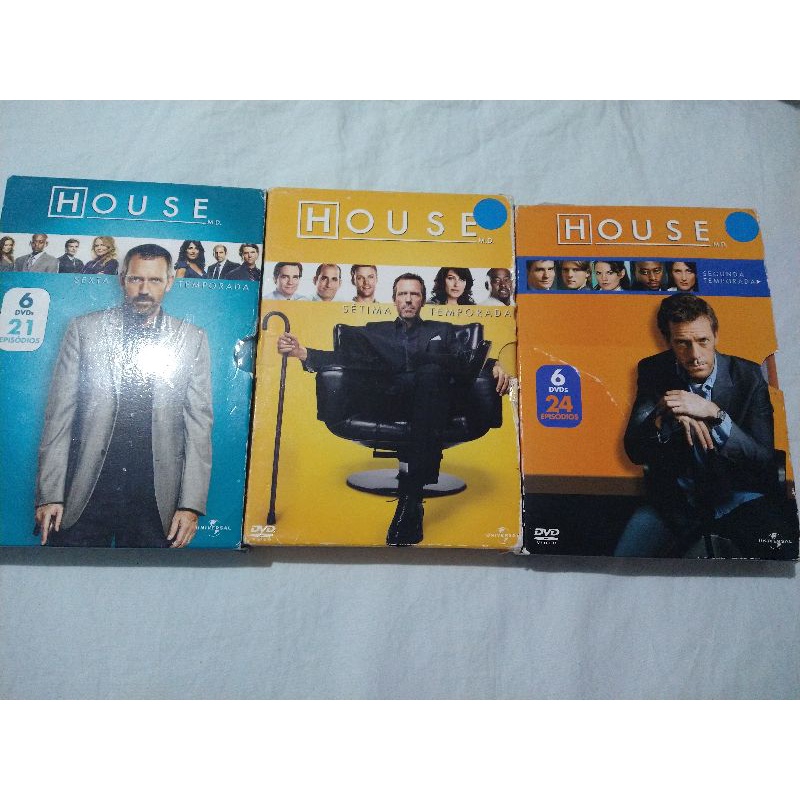 Box Dvd House temporadas 2, 6 e 7 ( lote) | Shopee Brasil