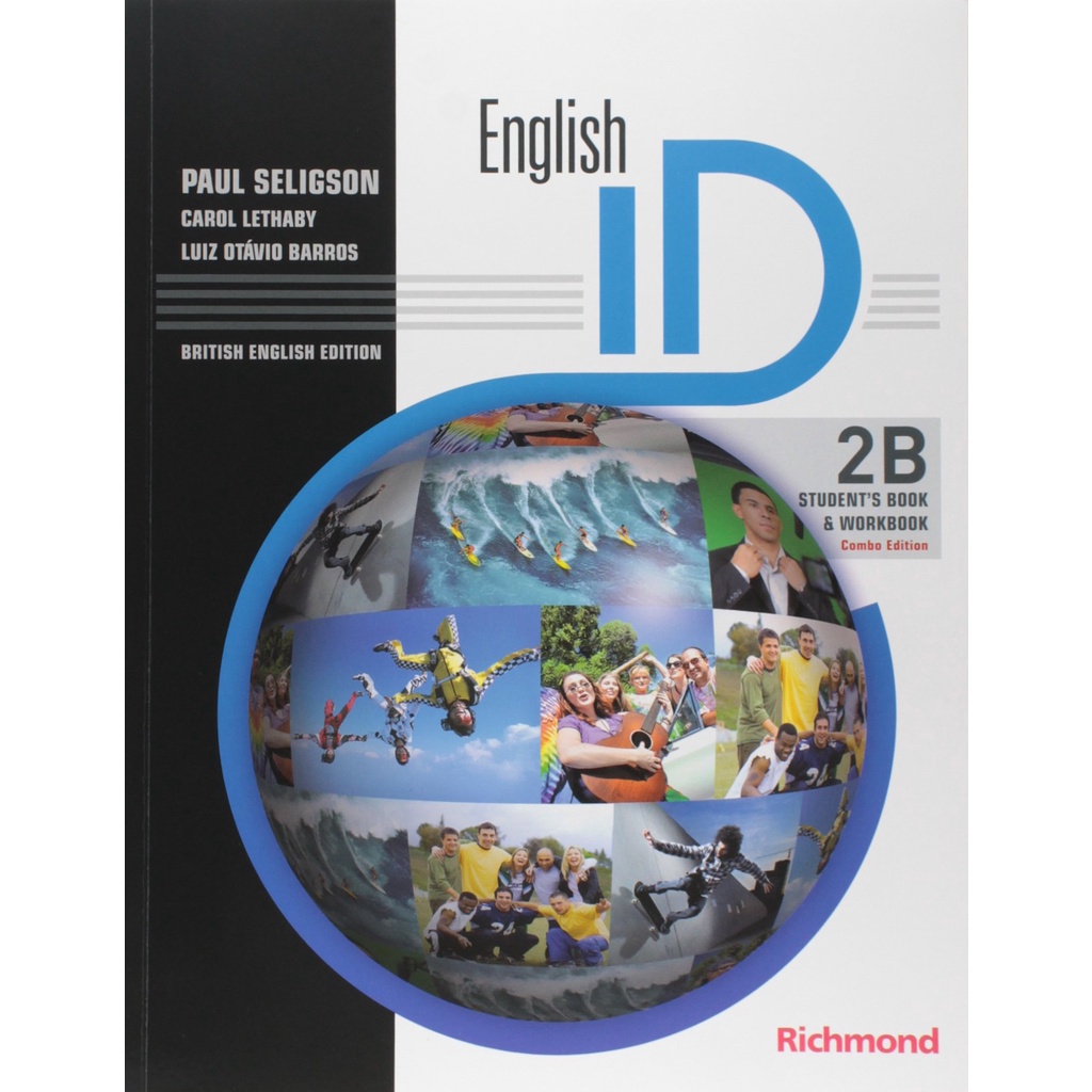 Livro - English ID 2B Student's Book e Workbook - Paul Seligson, Carol ...