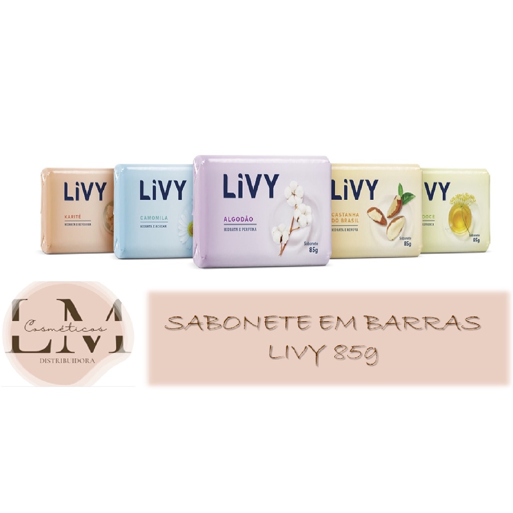 Sabonete Livy Pacote Com 12 Unidades 85g | Shopee Brasil