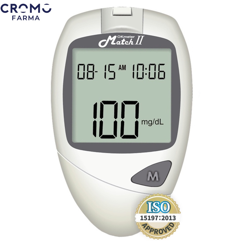 Medidor de Glicose Digital Match II - Ok Meter | Shopee Brasil