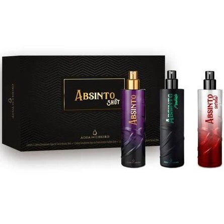 Kit Absinto Shot (3 Deo Colônias de 30ml) | Shopee Brasil