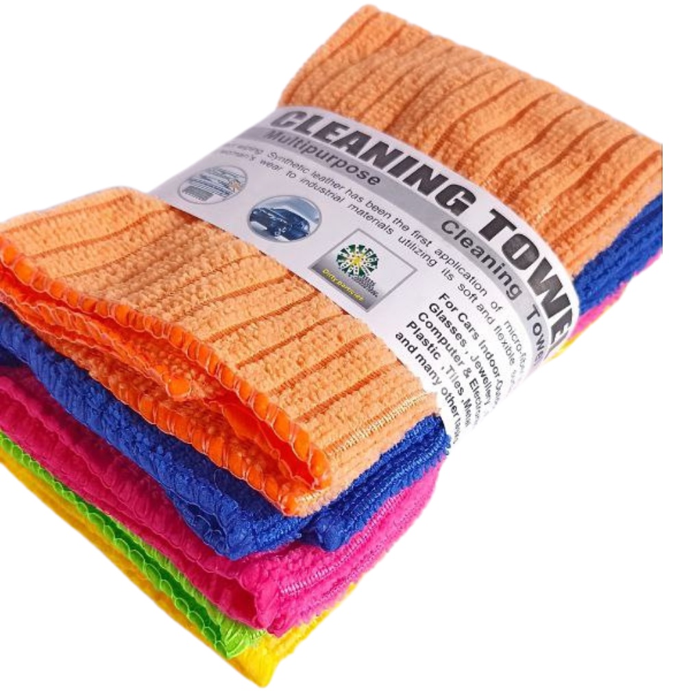 Kit 5 Panos Multiuso Microfibra Para Limpeza | Shopee Brasil