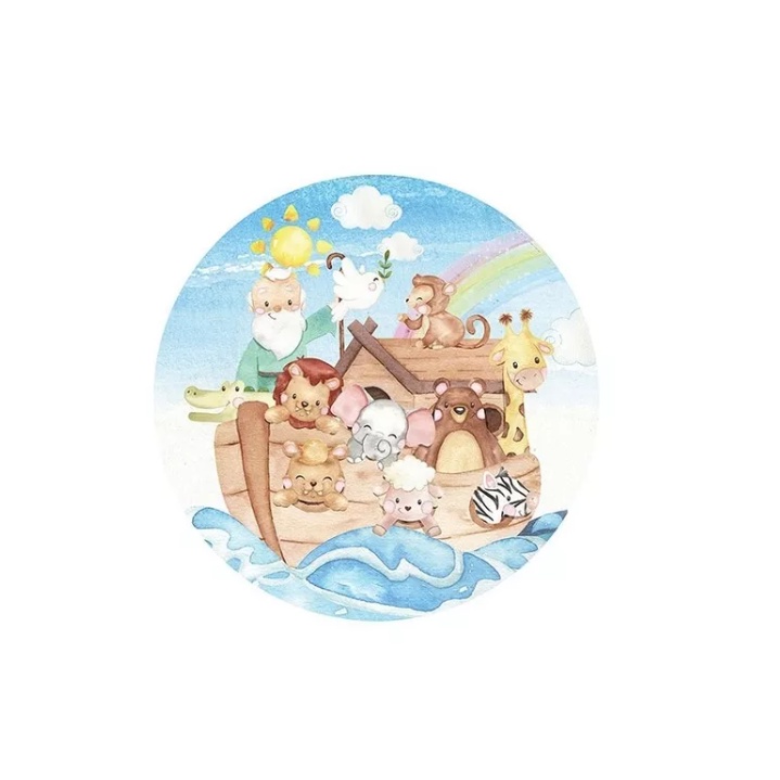 Painel Festa Redondo Sublimado 3d Tecido C/elástico 1,5 Diam | Shopee Brasil