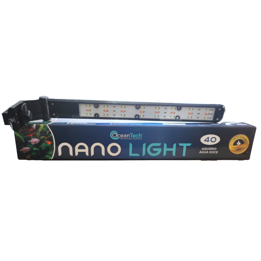 Luminaria Nano Light 30 Fresh Black Para Aquários Oceantech - Escorrega ...