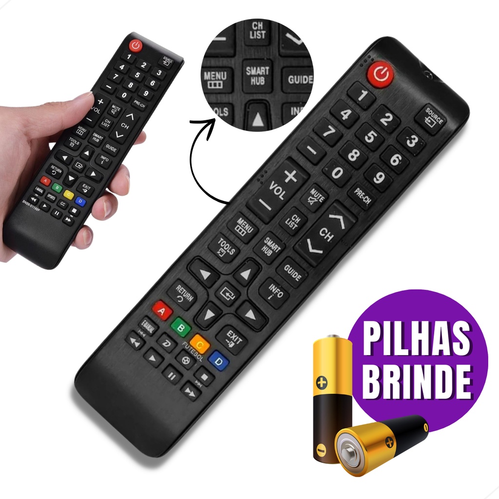 Controle Samsung Smart TV Universal | Shopee Brasil