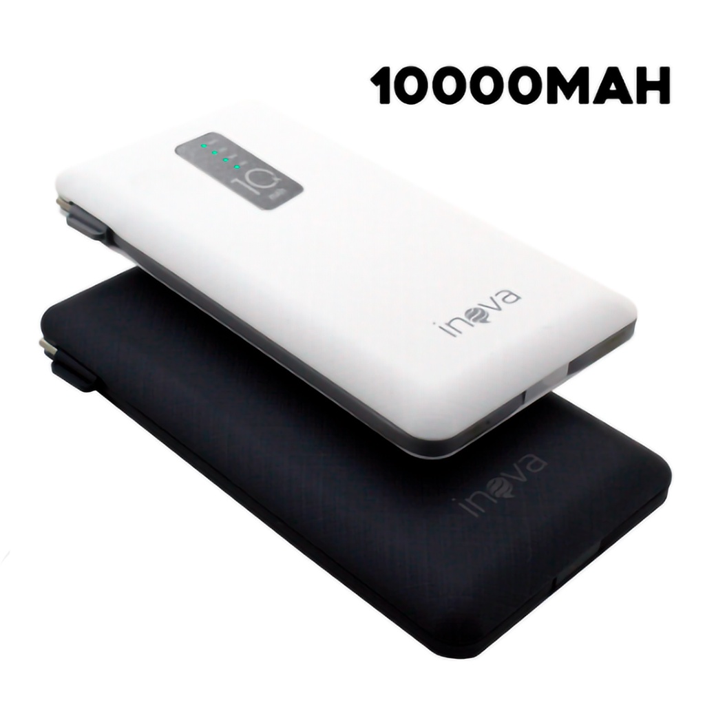 Powerbank Portátil 10000 mAh Inova Turbo 3 em 1 Iphone Tipo-c V8 ...