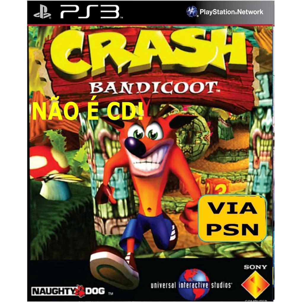 Crash trilogia Playstation 3 original - Não é CD! Chame no chat ...