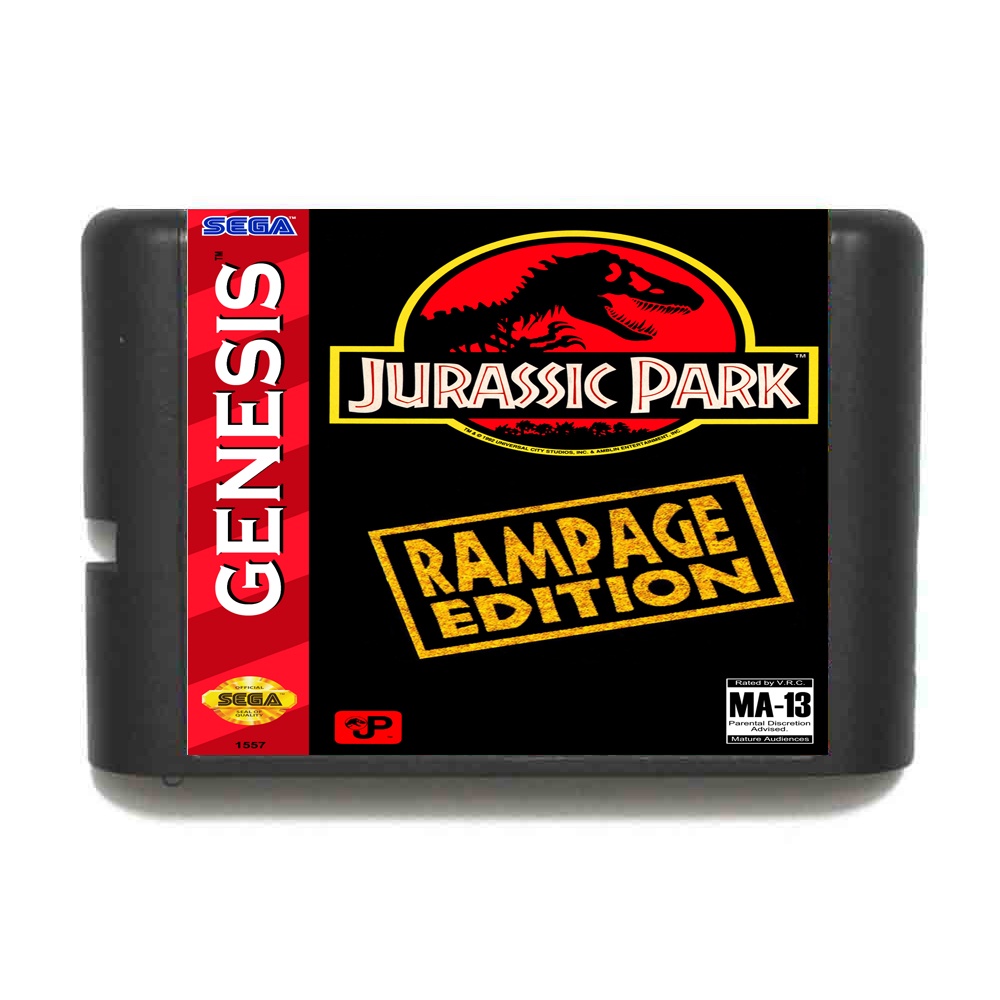 Jurassic Park : Rampage Edition (Mega Drive) | Shopee Brasil