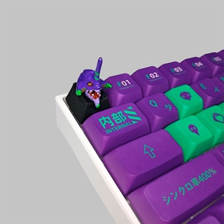 Keycap Tecla Artesanal - EVA 01 Neon Genesis Evangelion | Shopee Brasil
