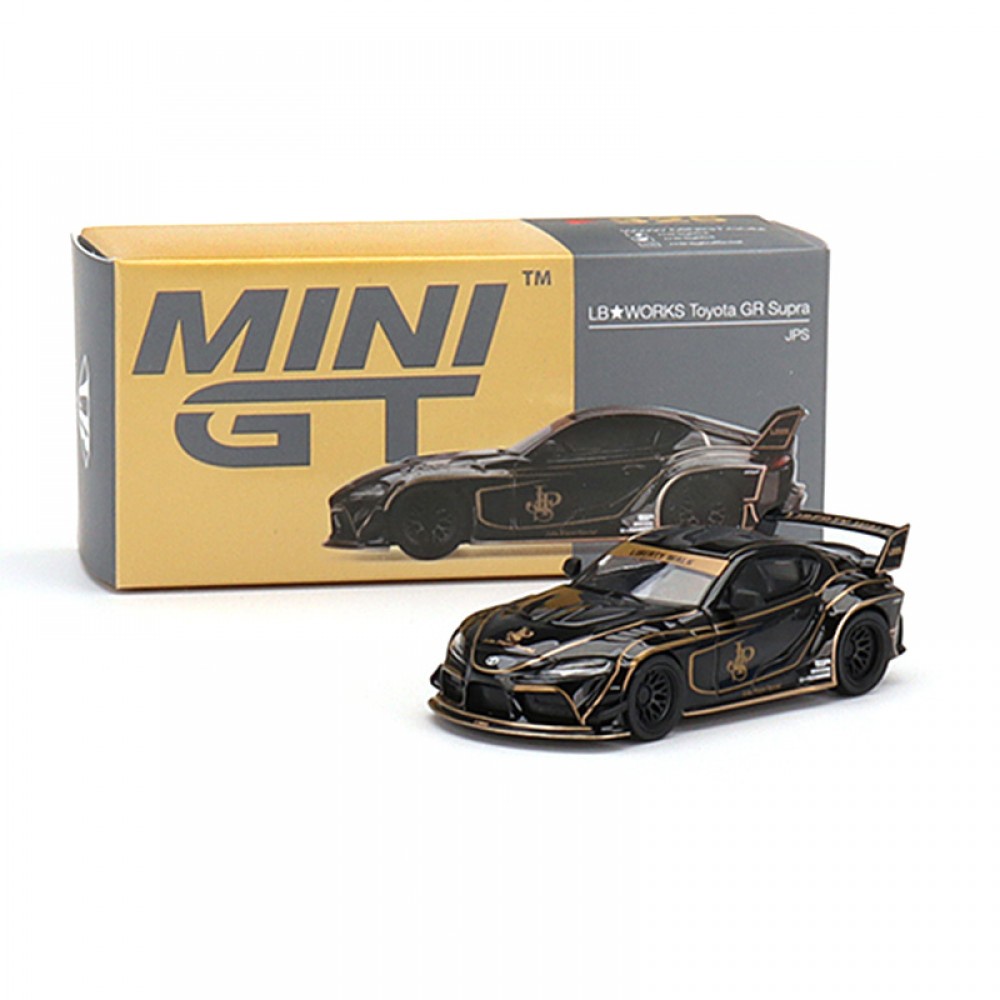 Mini GT MGT00325-R 325 1/64 LB Trabalhos TOYOTA GR SUPRA JPS RHD Escala DIECAST Carro Modelo ...