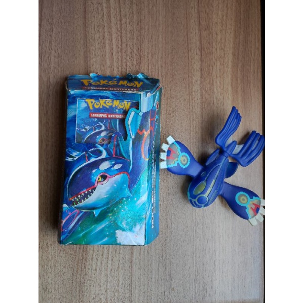 Pokémon TCG - Núcleo Oceânico (Kyogre) + Action Figure | Shopee Brasil