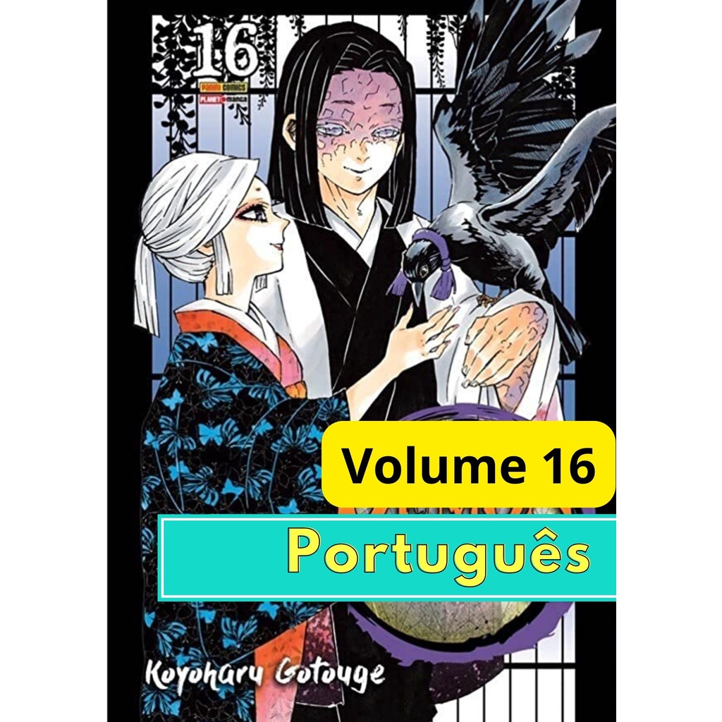 Demon Slayer Manga Volume 16 Novo Lacrado (kimetsu No Yaiba) Portugues ...