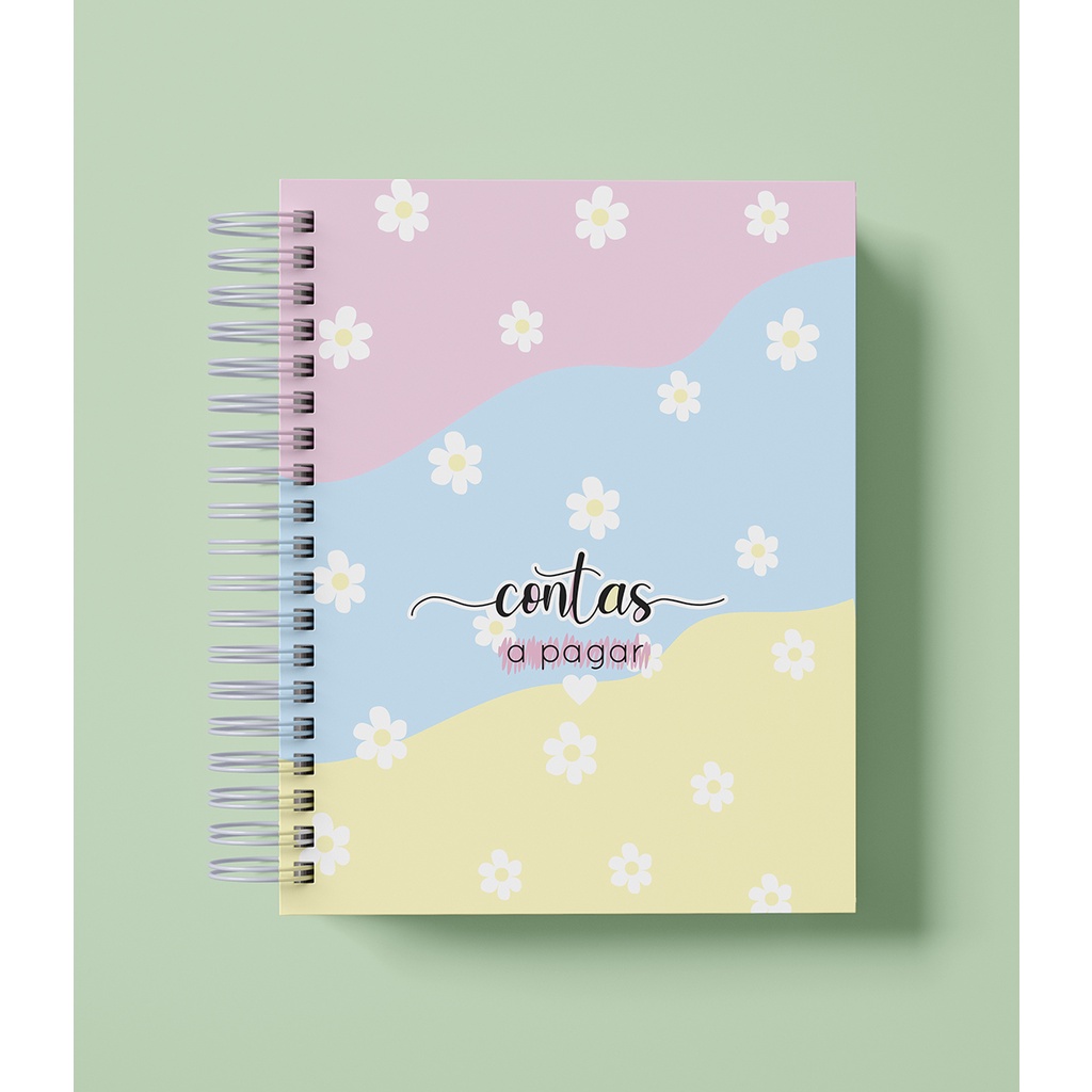 Caderno Contas A pagar Controle Financeiro | Shopee Brasil