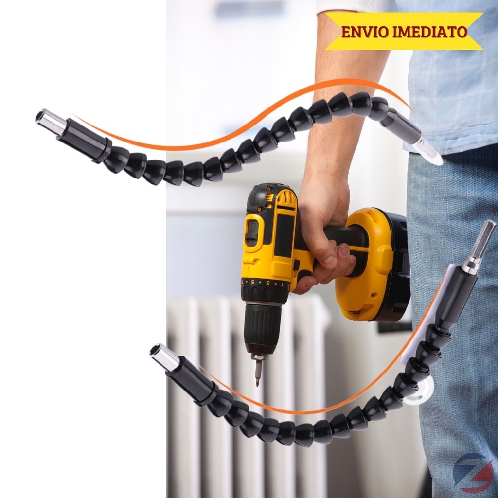 Cabo Extensor Para Parafusadeira Eixo Prolongador Flexível | Shopee Brasil