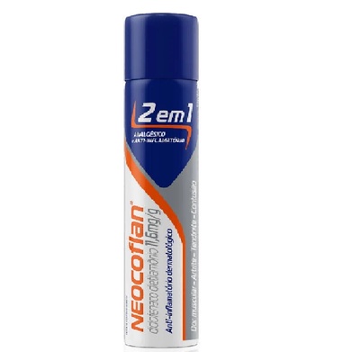 Neocoflan Spray Aerosol 2 em 1 analgésico e anti inflamatório 85ml ...