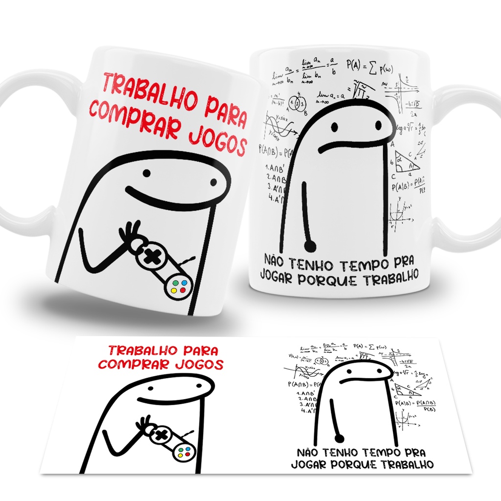 Caneca Personalizada Flork Gamer Meme | Shopee Brasil