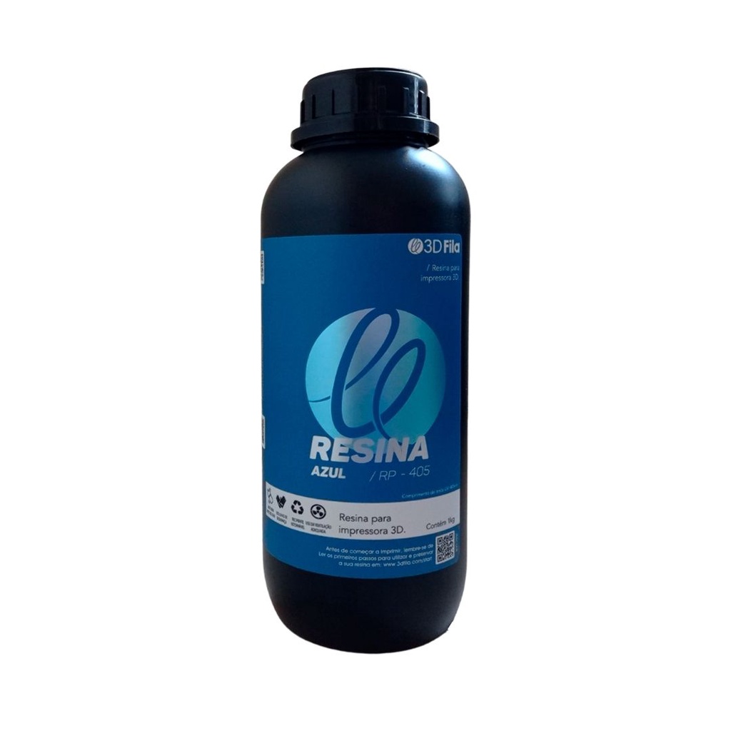 Resina 3D Azul (opaca) 1kg | Shopee Brasil