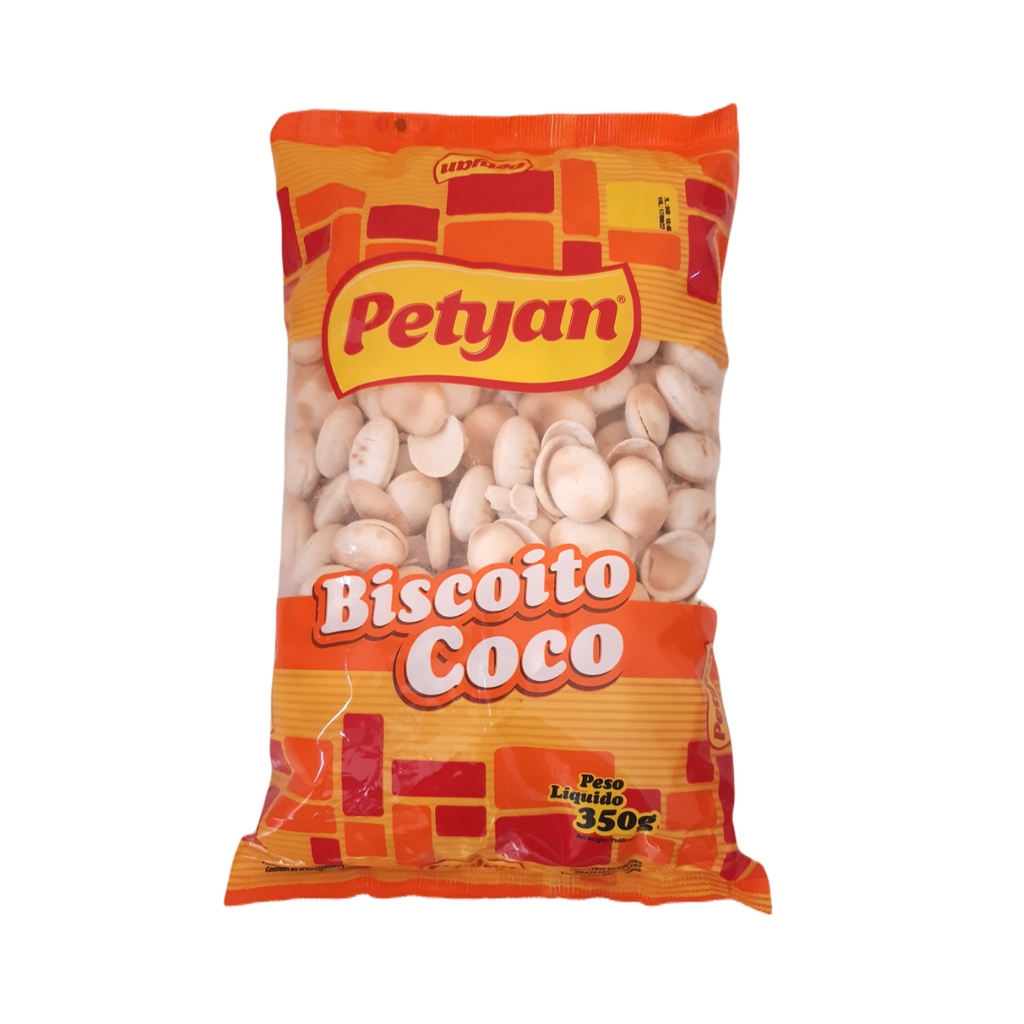 Kit 10 bolacha Petyan Coco Pocazoi 350g Original Da Bahia - Biscoito ...