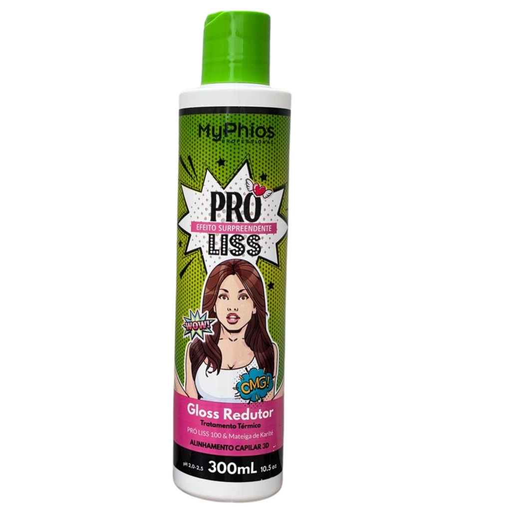 Escova Progressiva Gloss 300ml Proliss sem formol - Myphios | Shopee Brasil