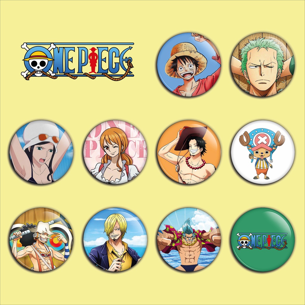 Boton ONE PIECE 3,8cm anime - Botom botton botons bottoms broche geek ...