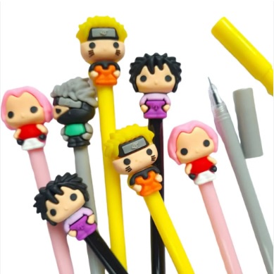 Canetas Naruto - Naruto Sasuke Sakura Kakashi - ponta fina - 0.5mm ...