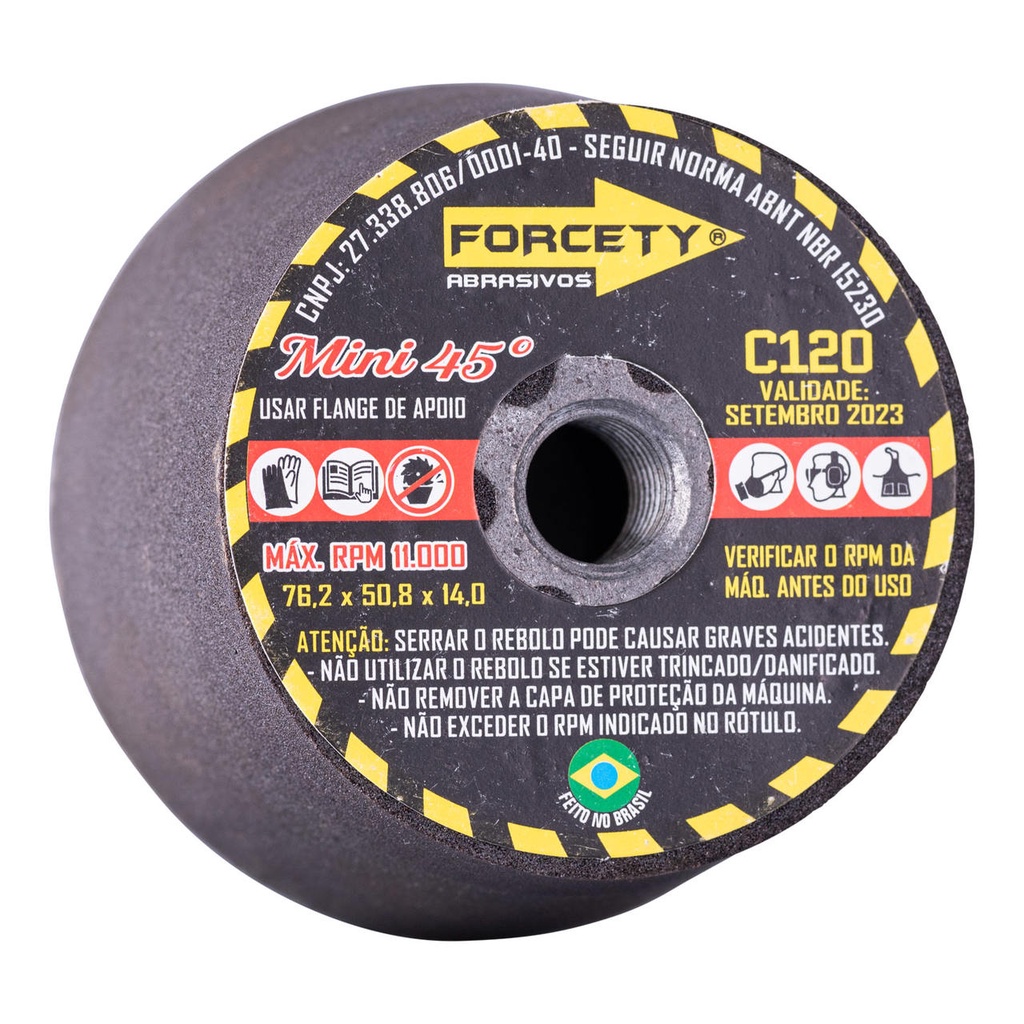 Rebolo copo conico mini 3 polegadas #36, 60, 80 e 120 | Shopee Brasil